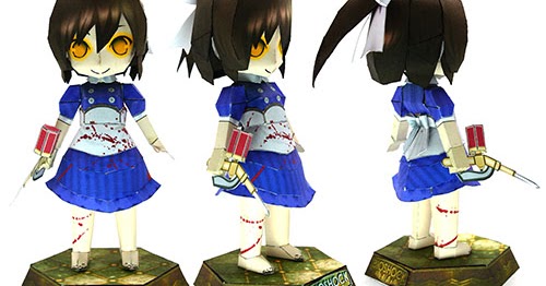 BioShock: Little Sister Papercraft | Paperized Crafts