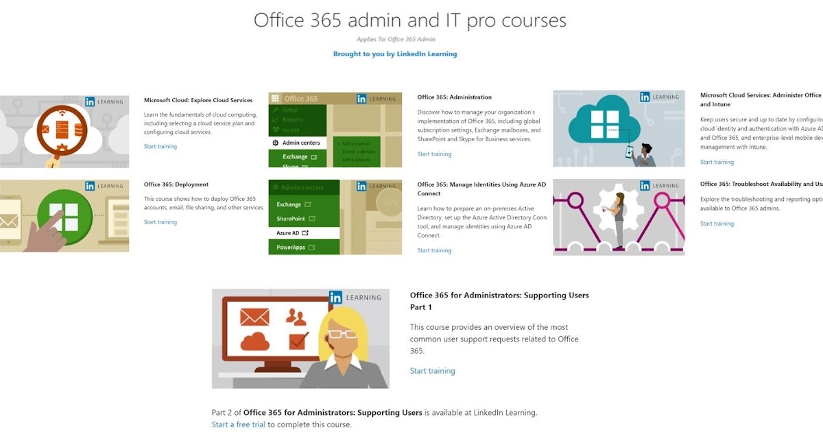 Exchange Anywhere: New Office 365 admin and IT pro courses now available