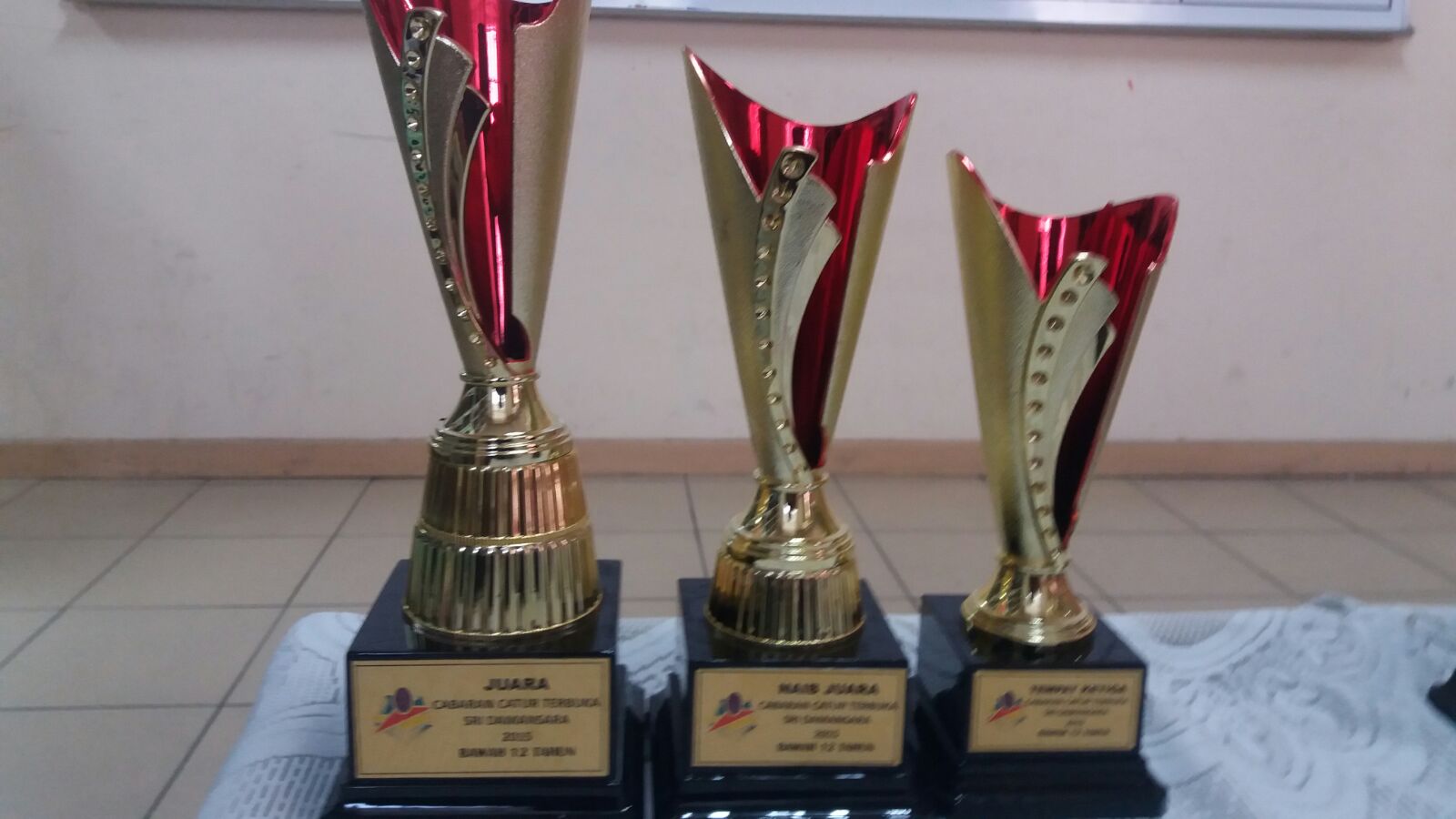 CATUR SRI DAMANSARA: Trofi dan Hadiah Cabutan Bertuah