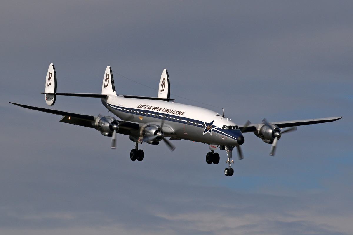 Planes and Trains - Planes 2015: HB-RSC / Lockheed L-1049F-55 Super ...