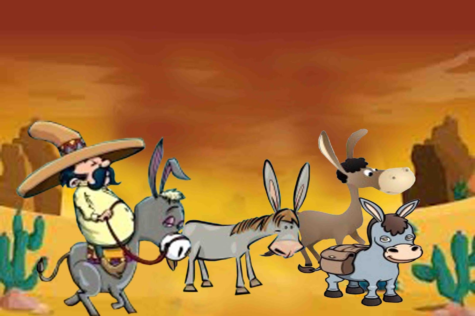 Naylamp Abracitos: Cuento: Los Cinco Burros