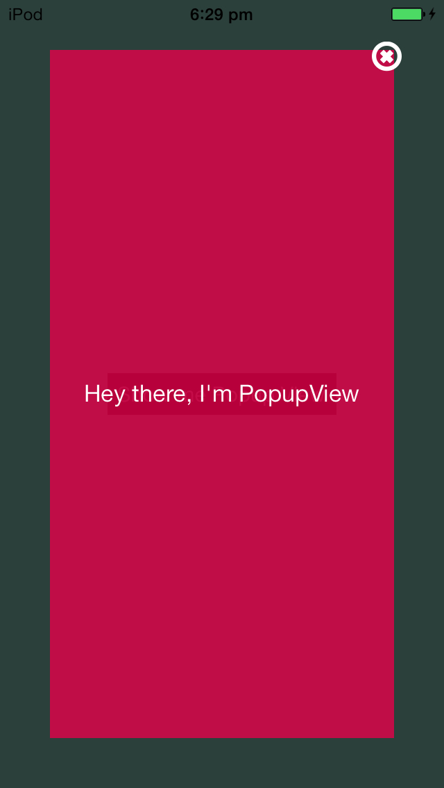 Ios Tutorialkit How To Create Popup View In Ios Using Autolayout And Swift With Animation