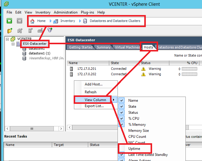 Vmware Esxi Host Uptime Sysadmit