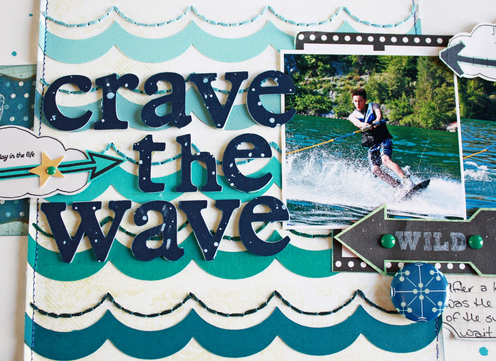 My Life in Pages: Crave the Wave - SOUS *Sea* Diecut Challenge