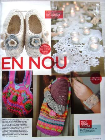 Hekel Idees: My Hekelwerk in Rooi Rose
