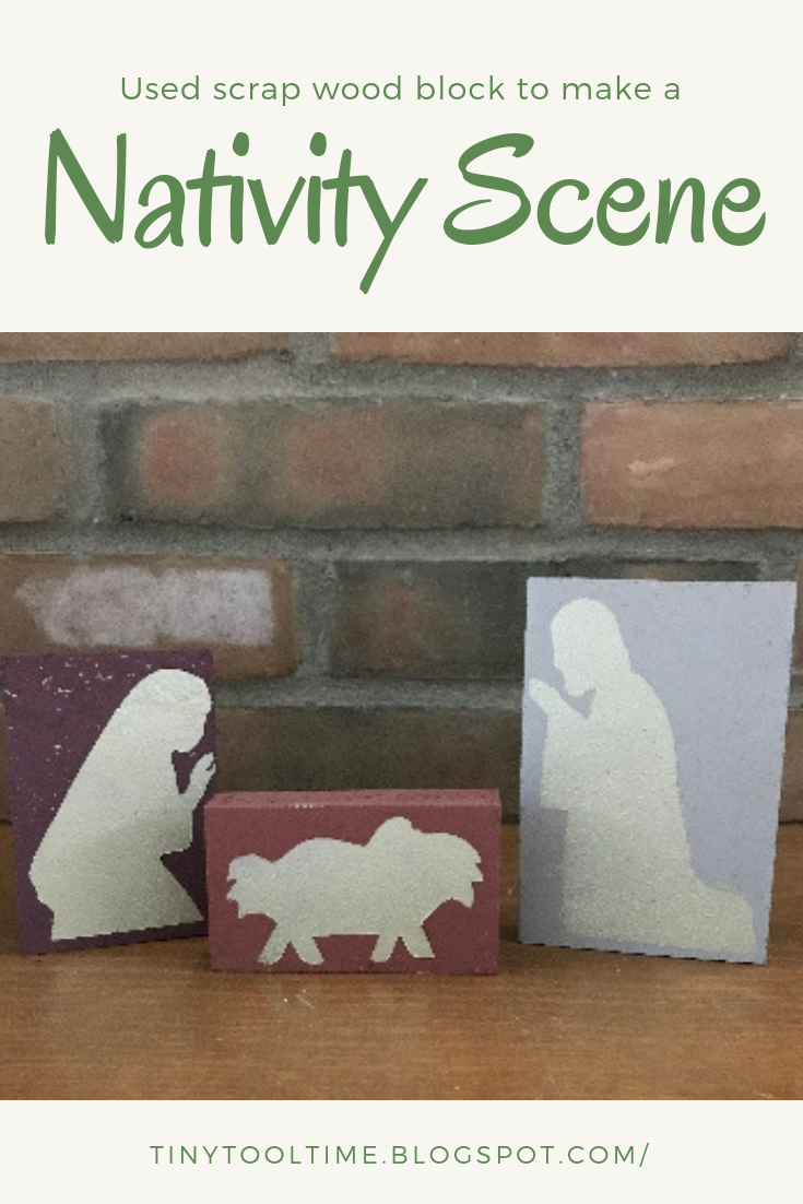 Tiny Tool Time: How to Make Nativity Scene Blocks