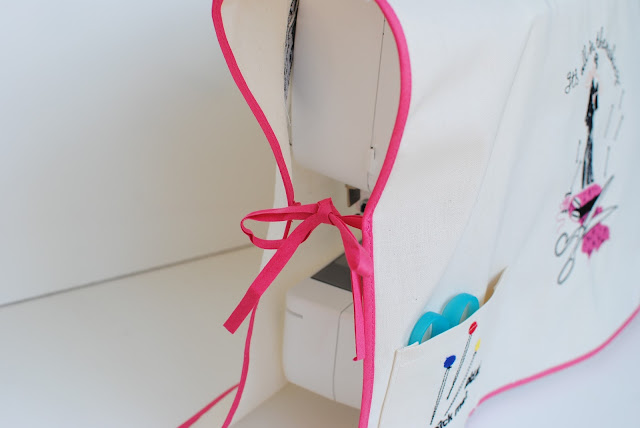 Trash To Couture: DIY Embroidered Sewing Machine Cover