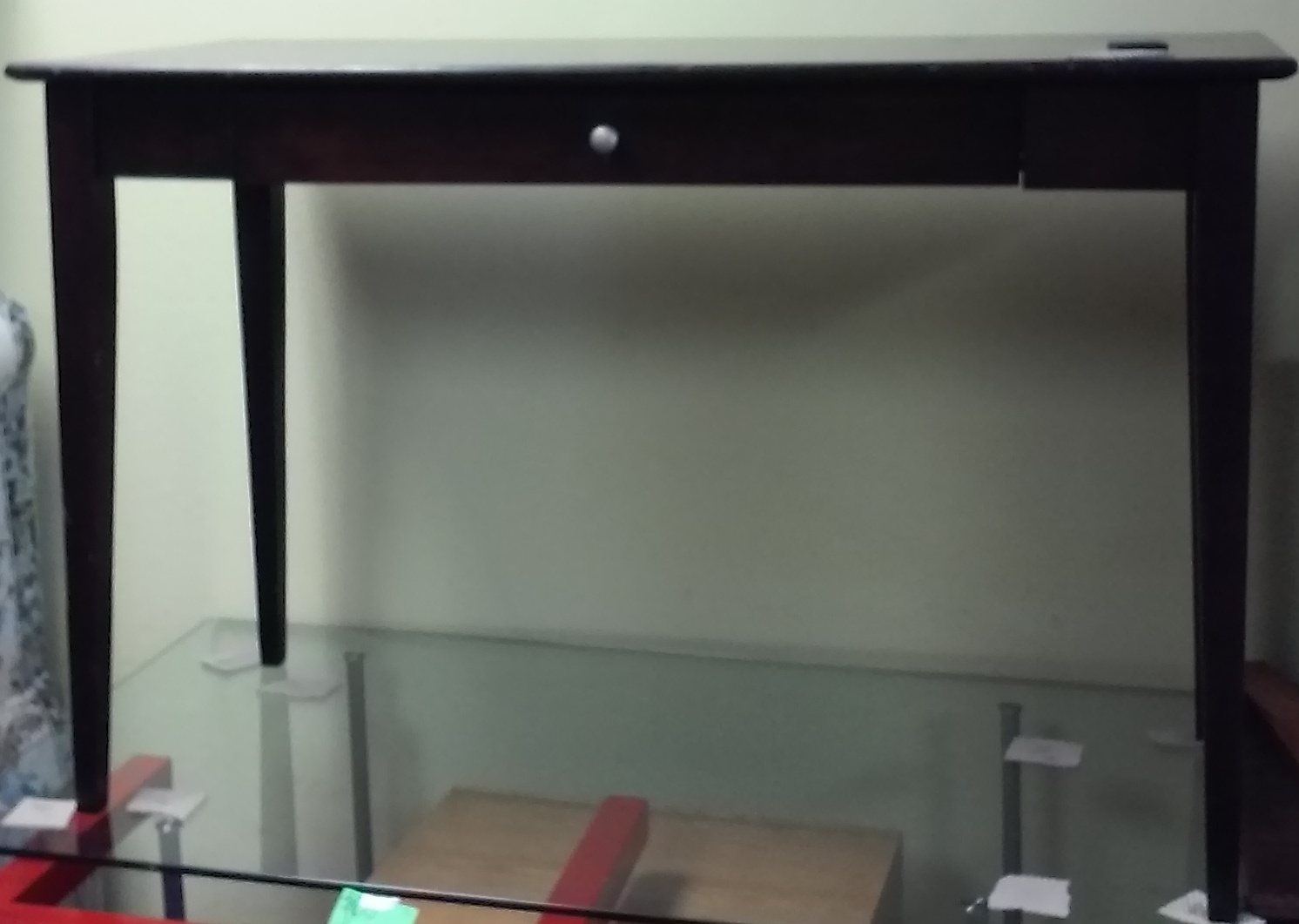 UHURU FURNITURE & COLLECTIBLES: SOLD 4' Dark Cherry Library Table with ...