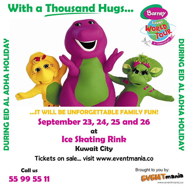 Ladies who do lunch in Kuwait: Barney Live World Tour