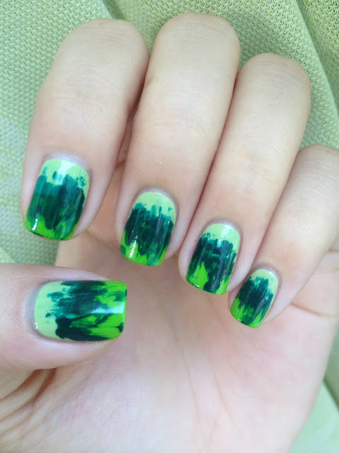 METAL AND MAKEUP: Mani Of The Week - Retro Spontaneous Painting Nails