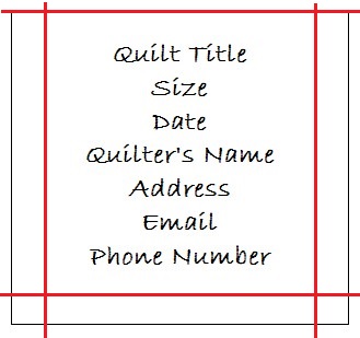 Quilted Blooms: Handwritten Quilt Labels Tutorial and How to Reverse ...