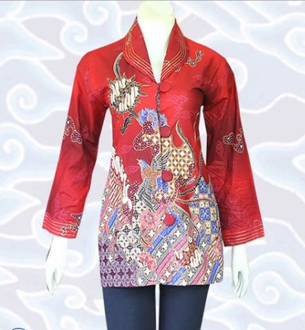 10 Contoh Model Baju Batik Wanita Modern Terbaru 2020