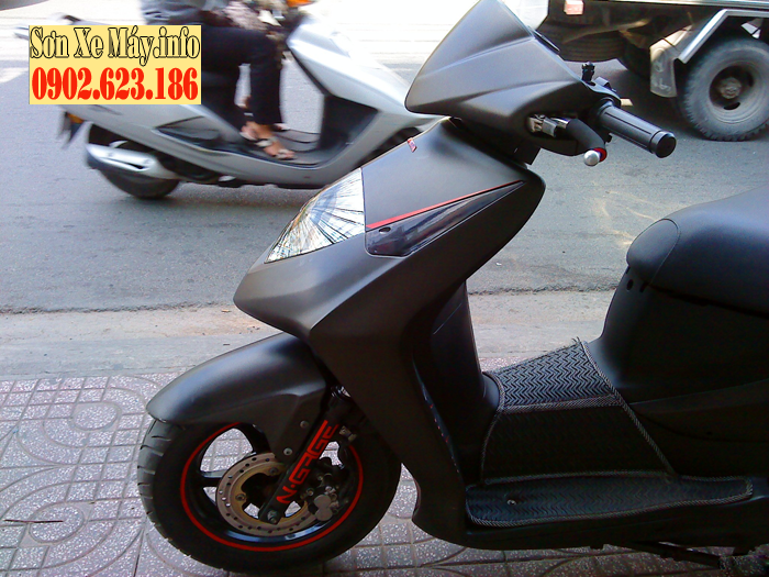 Honda Dylan đen nhám, cực đẹp và độc đáo - Sửa xe Sài Gòn