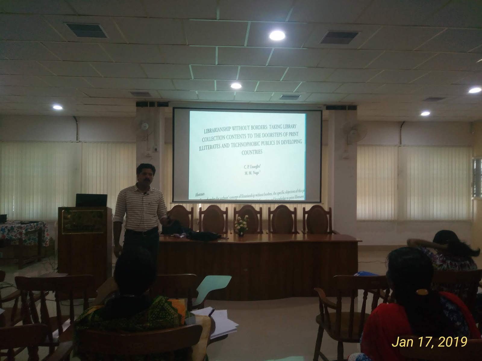 WORKSHOP @ CHMK LIBRARY: 2019