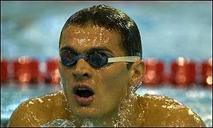 Male Athletes World: Swimming: Gary Hall in the pool water in swimming ...