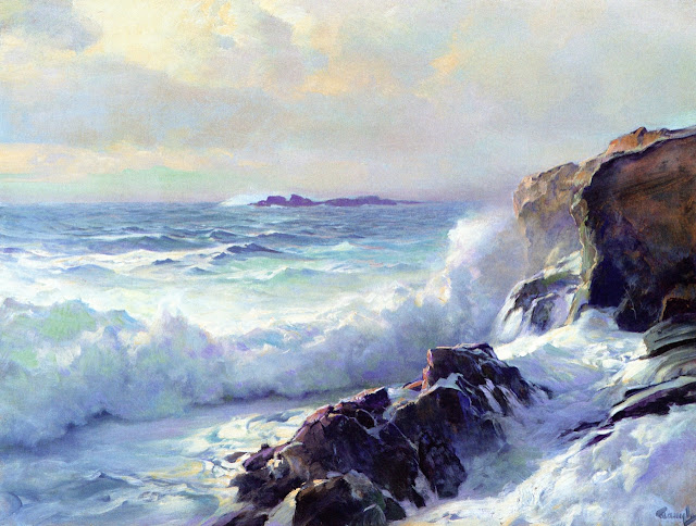 Viático de Vagamundo: Wave surf by Frederick Waugh