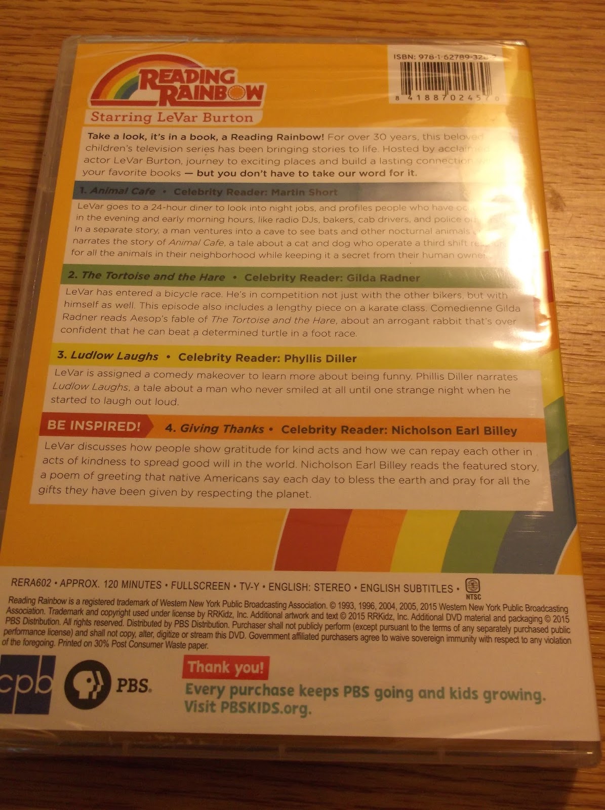 Missy's Product Reviews : Animal Cafe from Reading Rainbow DVD