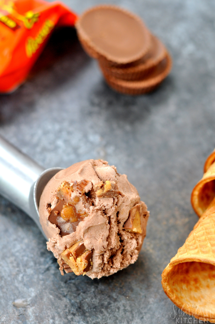 Pams Party & Practical Tips: No Churn Peanut Butter Chocolate Ice Cream ...