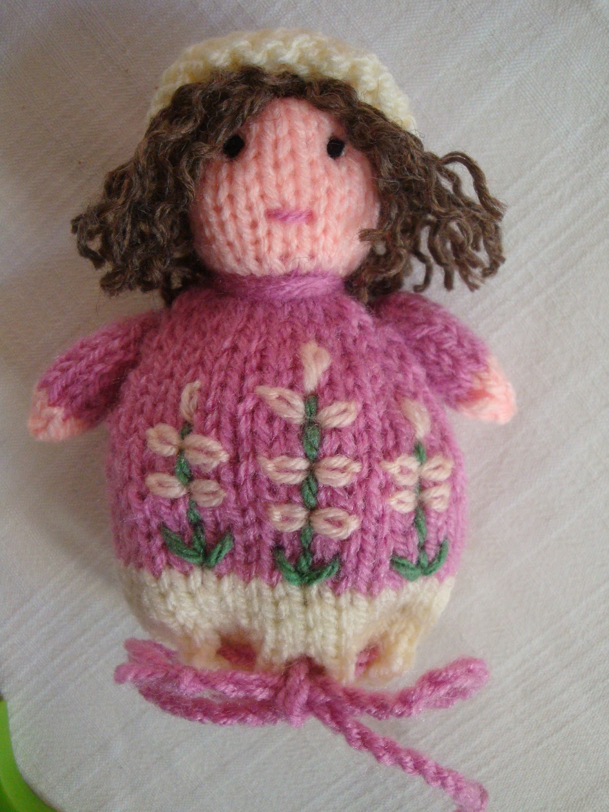 Χειροτεχνήματα: Πλεκτές κούκλες με βελόνες/ Knitted mini dolls