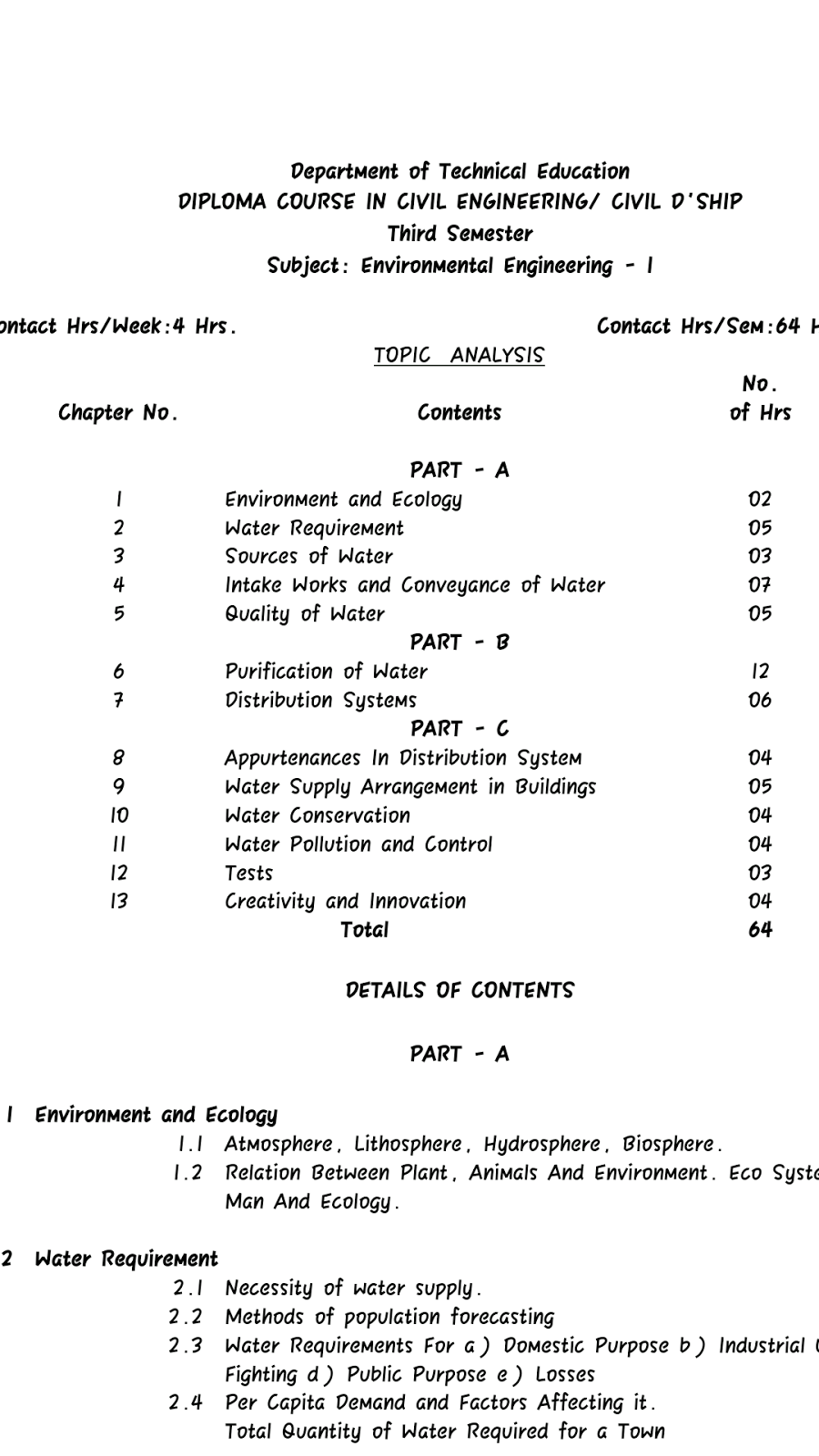 STUDENT SPOT(Diploma In Polytechnic Education -Karnataka): Civil 4th ...