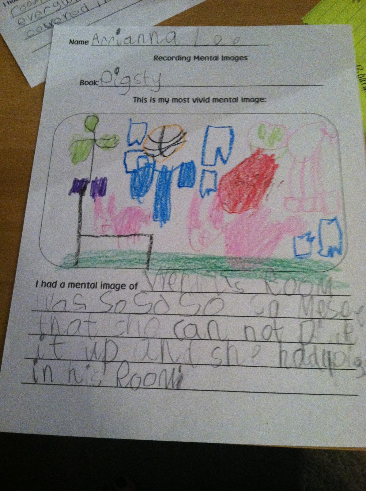 Team J's Second Grade Fun: Creating Mental Images