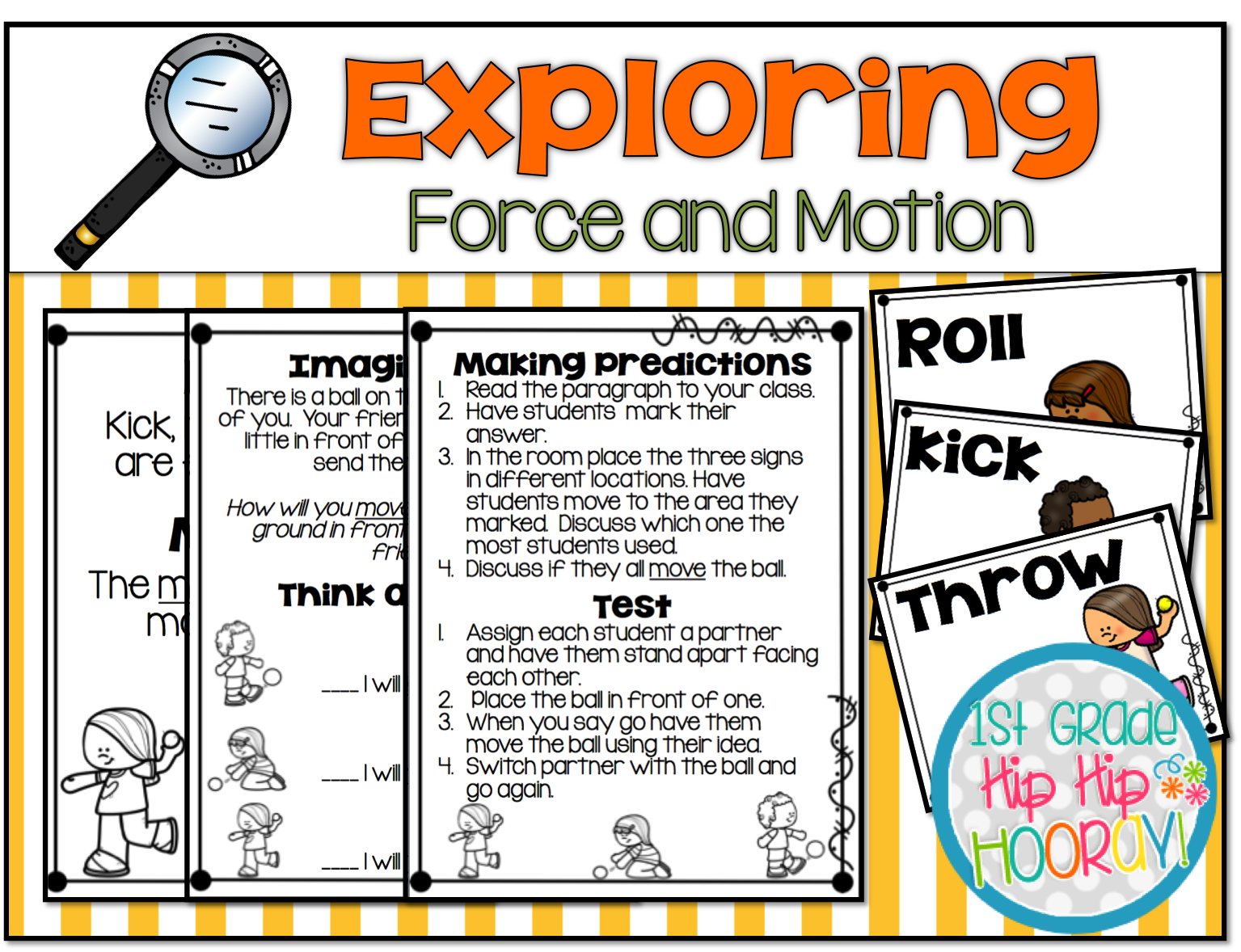 1st Grade Hip Hip Hooray!: Kindergarten NGSS