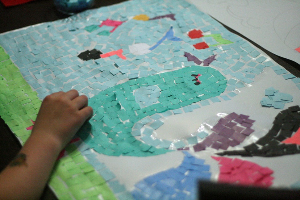 Polkadot Lane: Crafty Kid Fun - Paper Mosaic Art