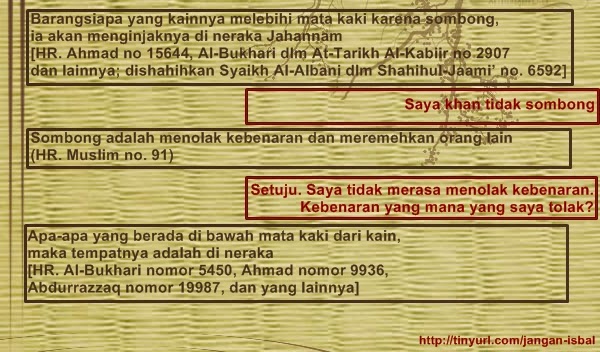 Bias 17 : Adab Berpakaian (Hukum Isbal)