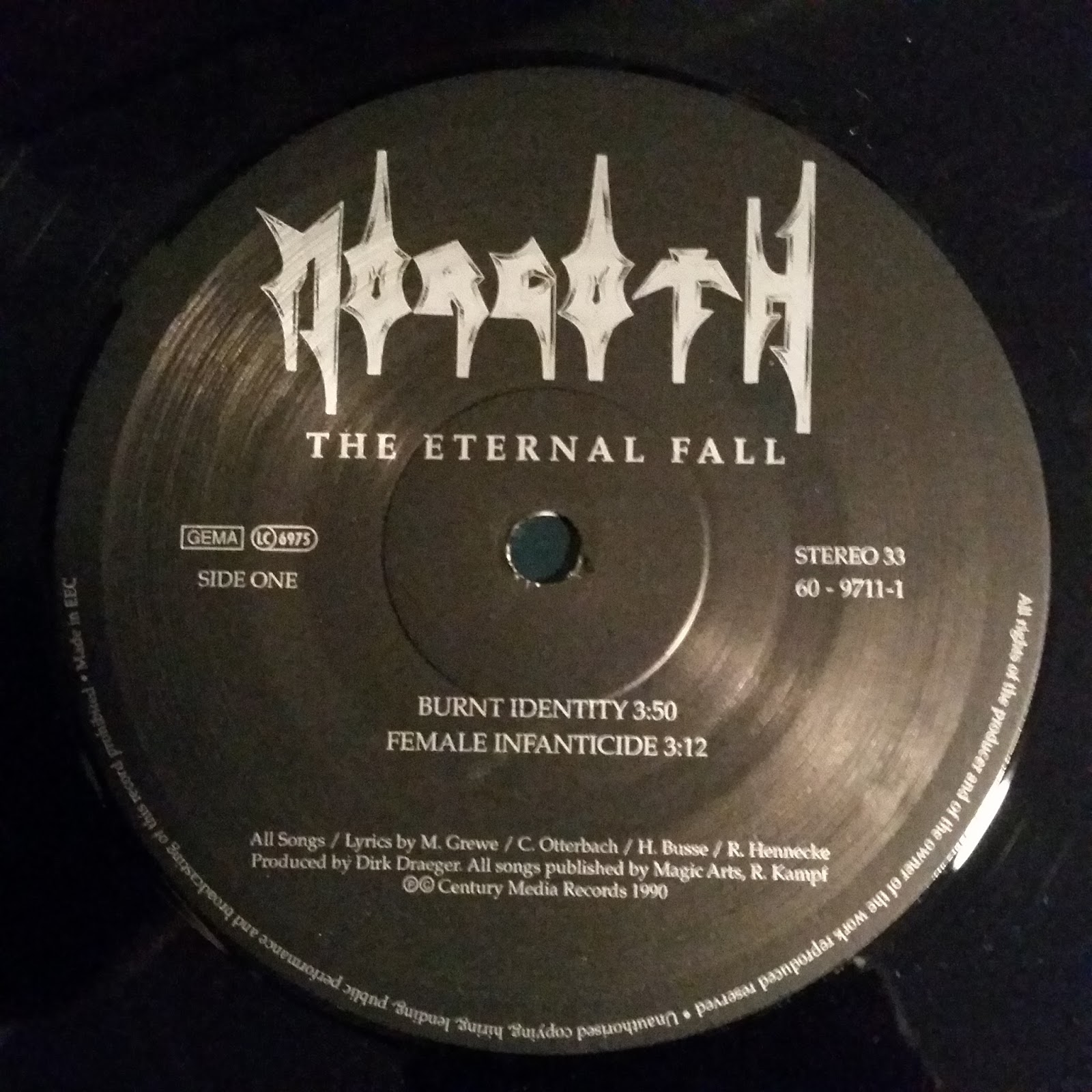 Brown-Sock's Shit Hole: Morgoth (Ger) - The Eternal Fall (1990)