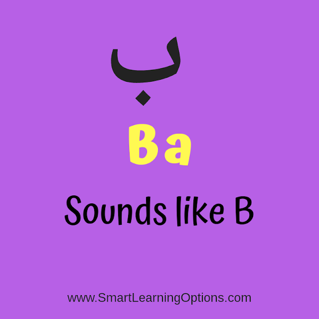 Arabic Alphabet Ba and its various forms - Arabic Grammar Basics
