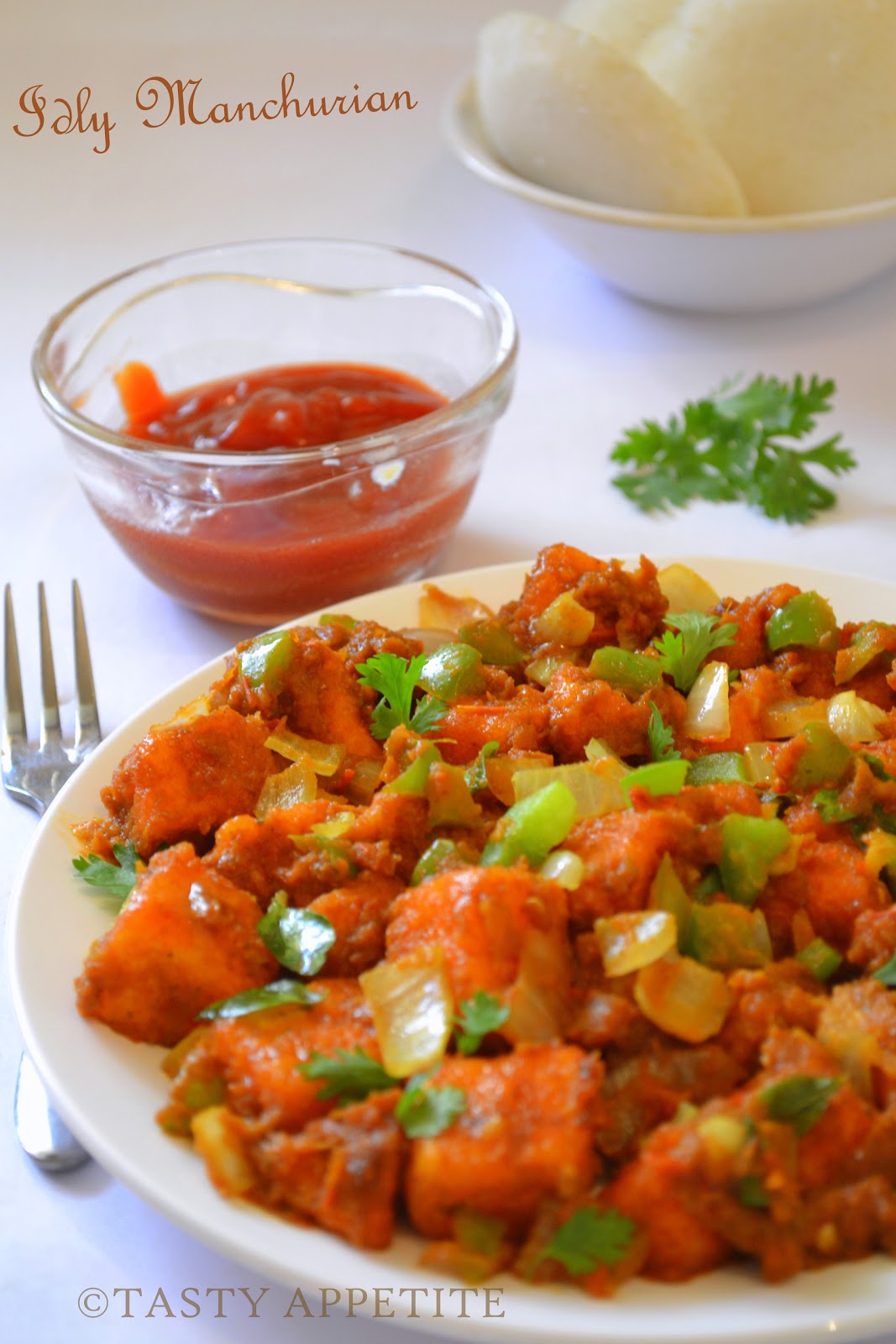Chilli Idly / Idly Manchurian / Stepwise recipe
