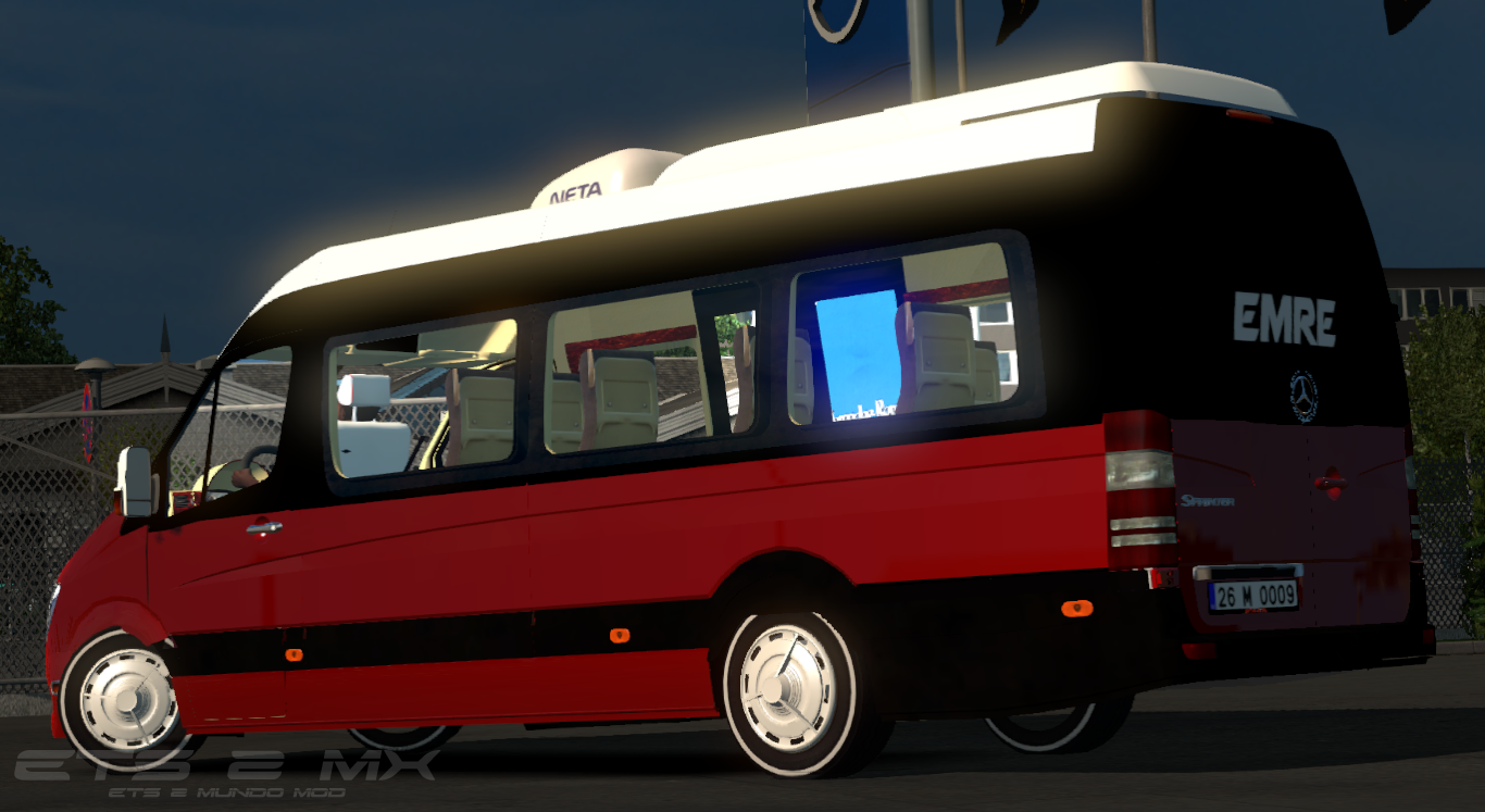 (Auto ETS 2) Mercedes-Benz Sprinter 2017 - ETS 2 Mundo Mod