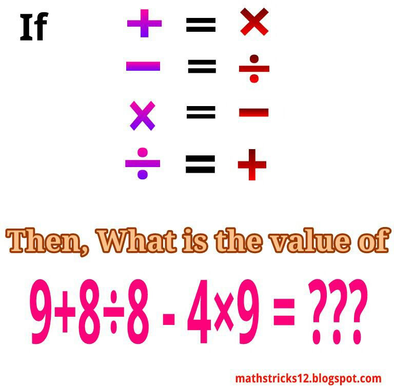 Mathematics operation - Maths Tricks in Hindi