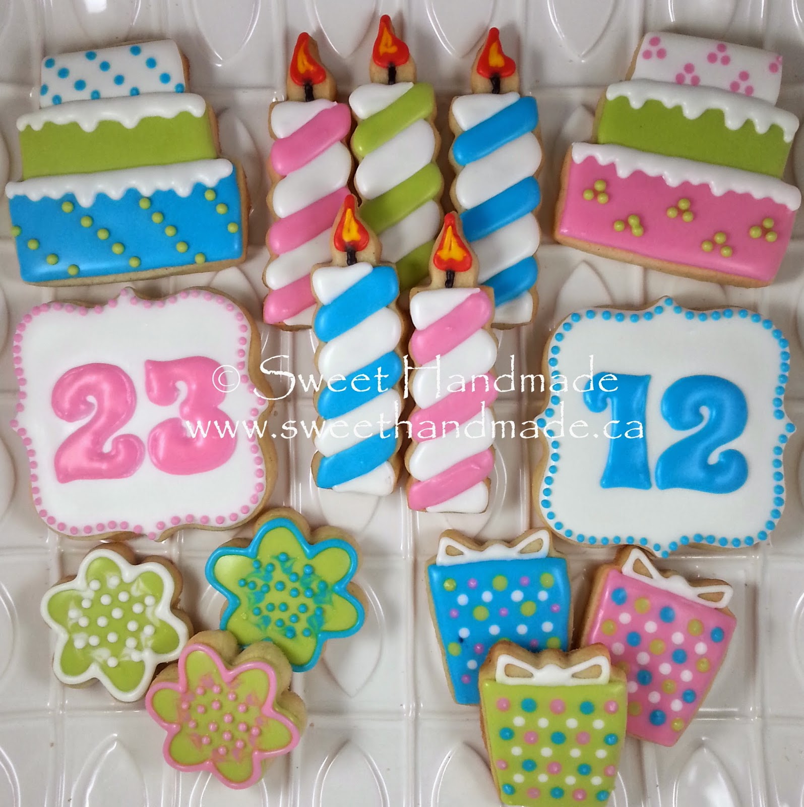 Sweet Handmade Cookies: Birthday Cookies