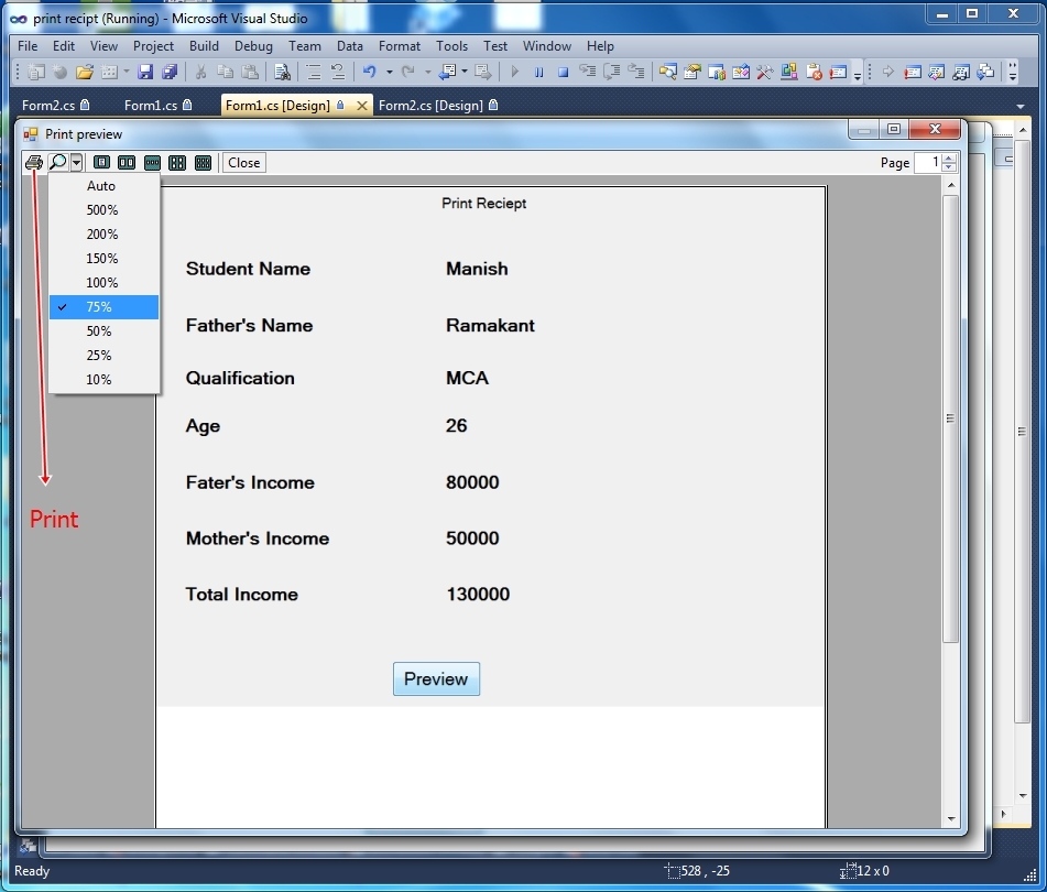 How can Take Print Receipt and Save the Data in Database in Windows Forms Application | MY.NET ...