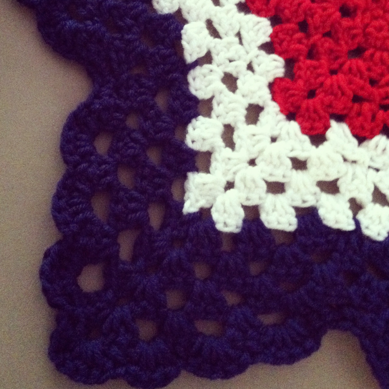 Round Granny Ripple Pattern