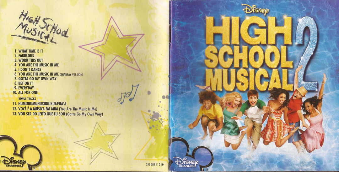 Encarte: High School Musical 2 (Soundtrack) [Edição Brasil] - Encartes Pop
