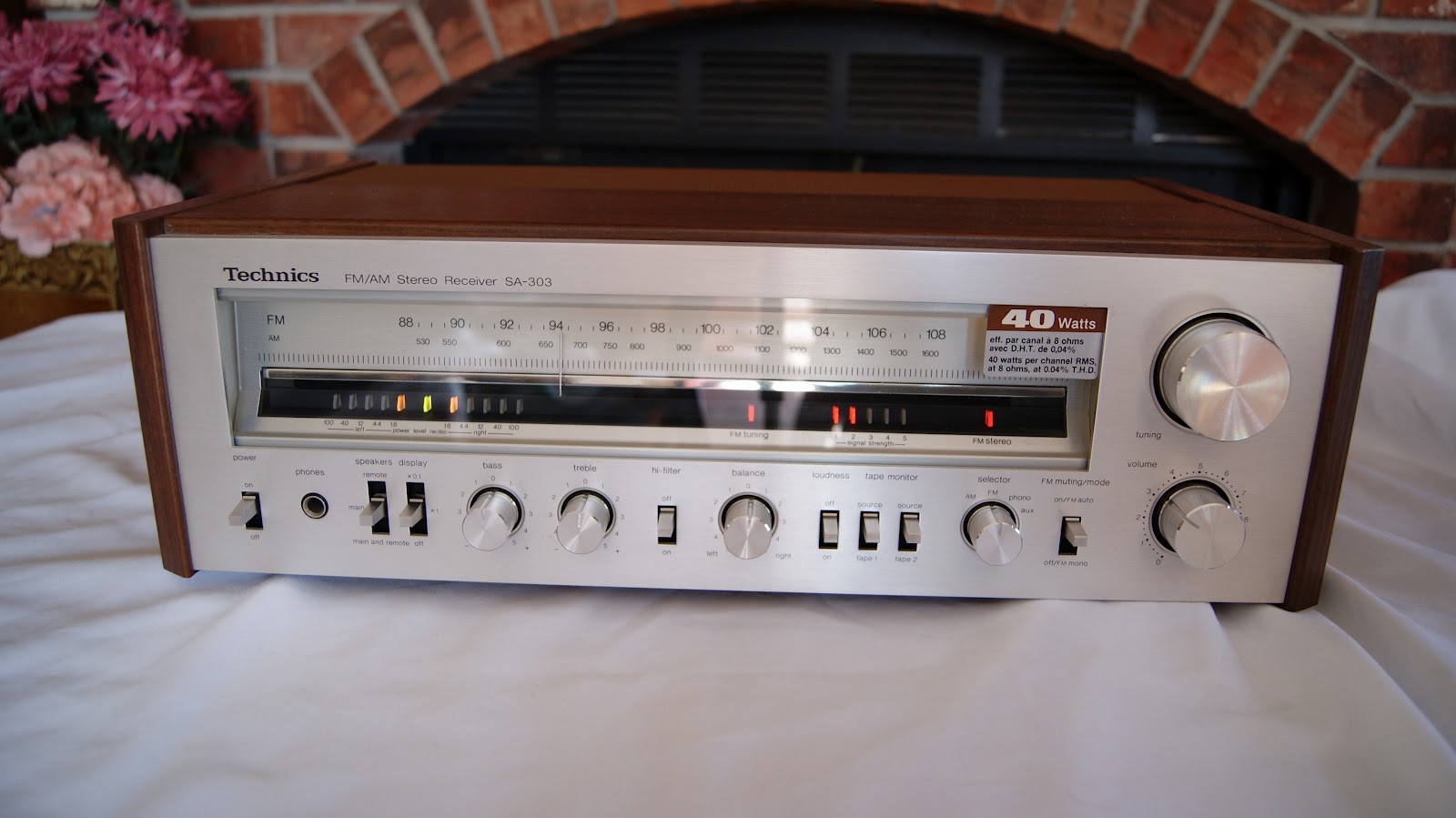 Technics SA-303 Receiver + Extras!