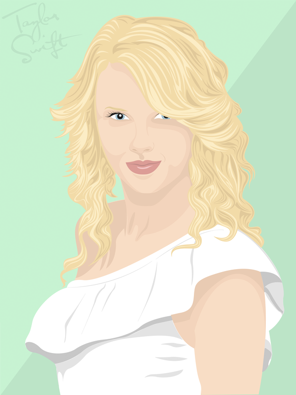 Cartoon Pictures of Taylor Swift