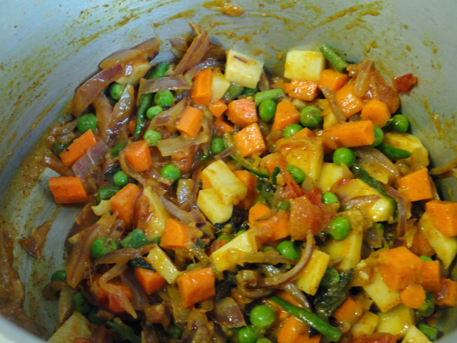 Biryani/Vegetable Biryani(Step By Step Pics)