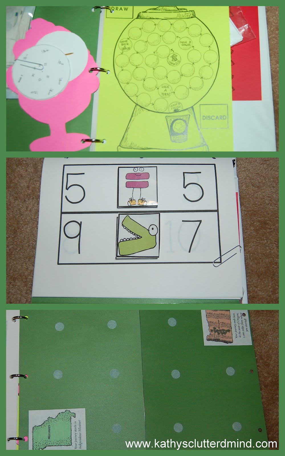 Kathys Cluttered Mind: FreeBEE Friday - Free File Folder Games