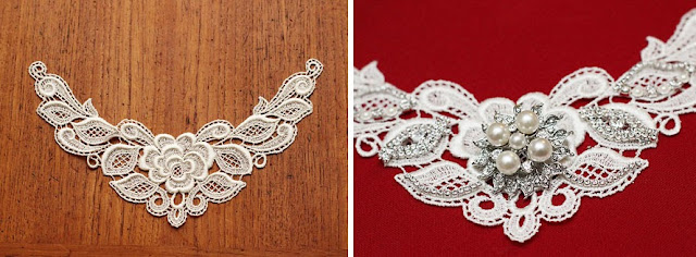 Perle Jewellery and Makeup: Behind-The-Seams: Hand-Beaded Lace Accessories