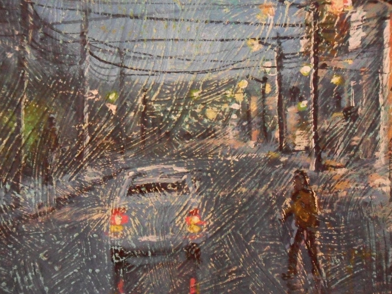 Pinturas de barrio de Cesar Barrientos: febrero 2016