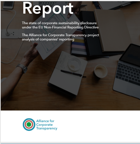 ORGANIZAÇÕES VERDES: «The state of corporate sustainability disclosure ...