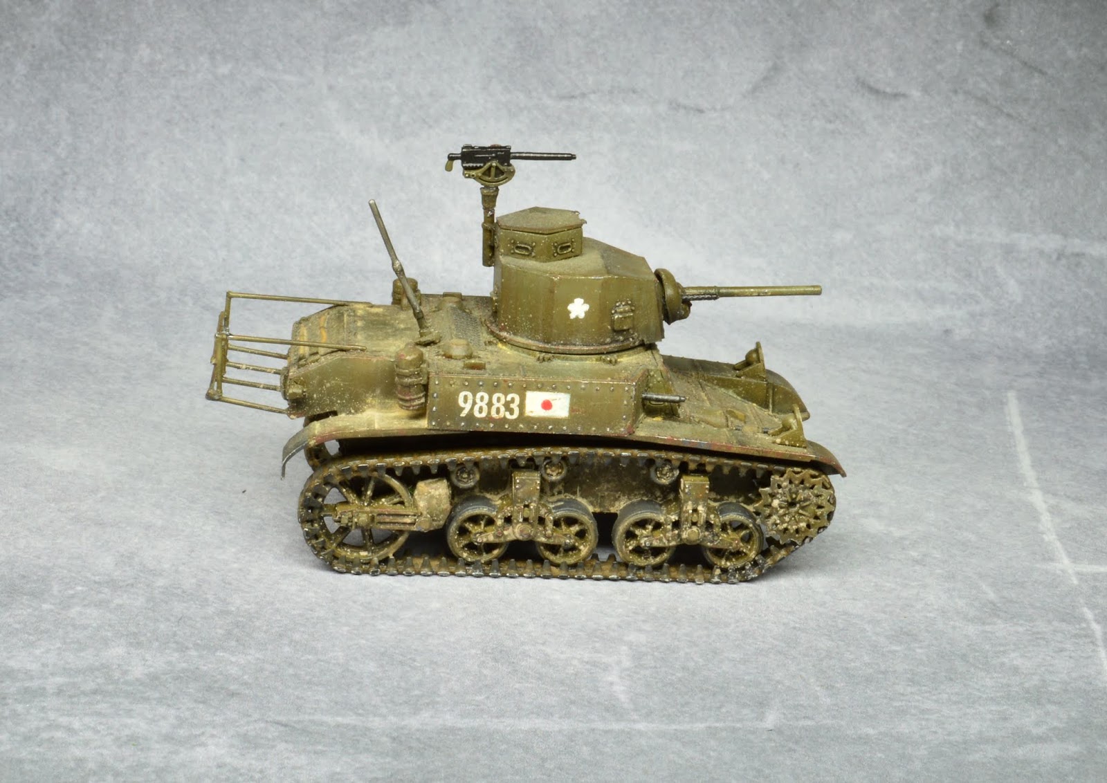 Vae Victis Miniature Painting: Japoński M3 Stuart, 7 Pułk Czołgów ...