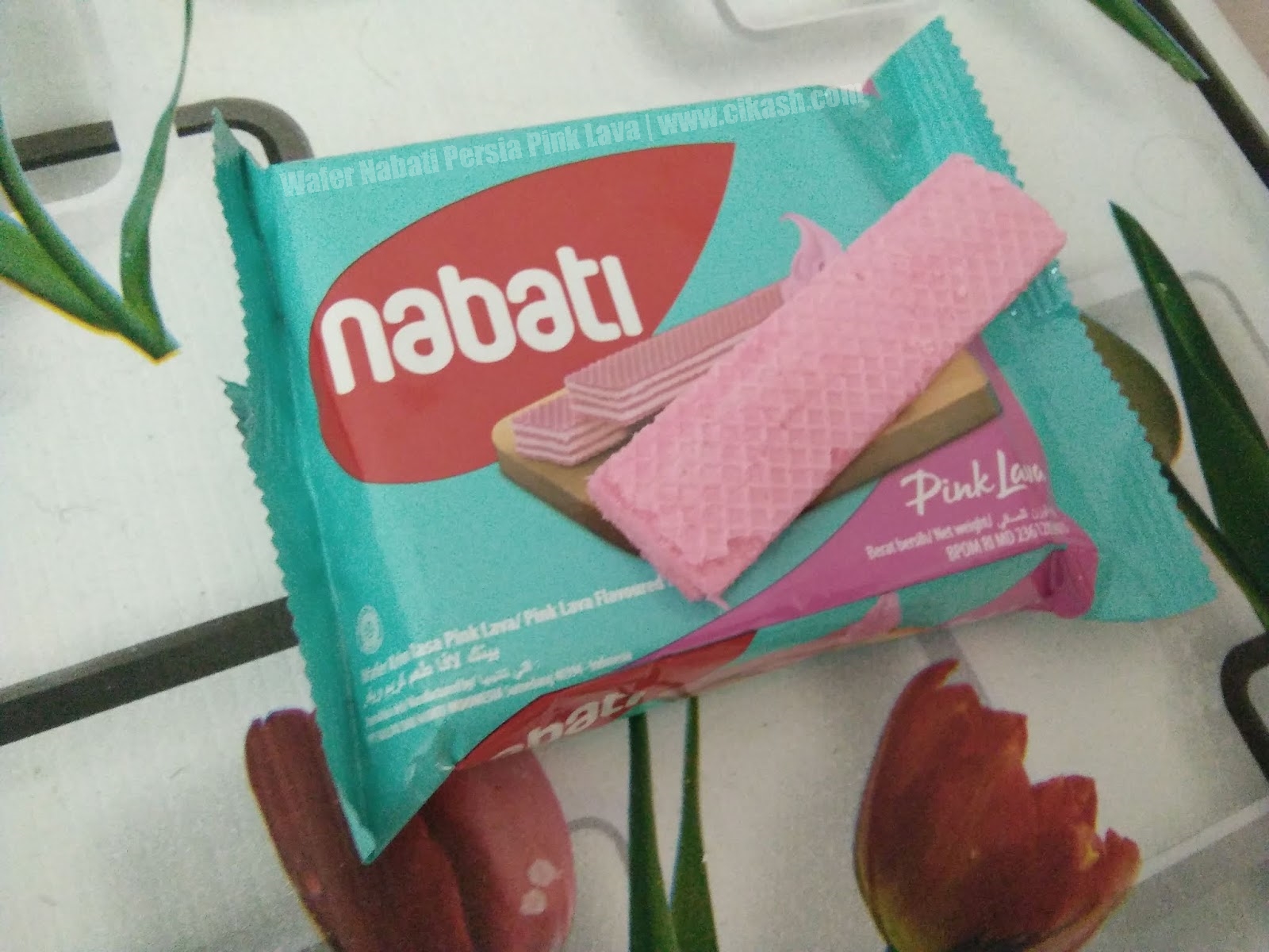 Wafer Nabati Perisa Pink Lava