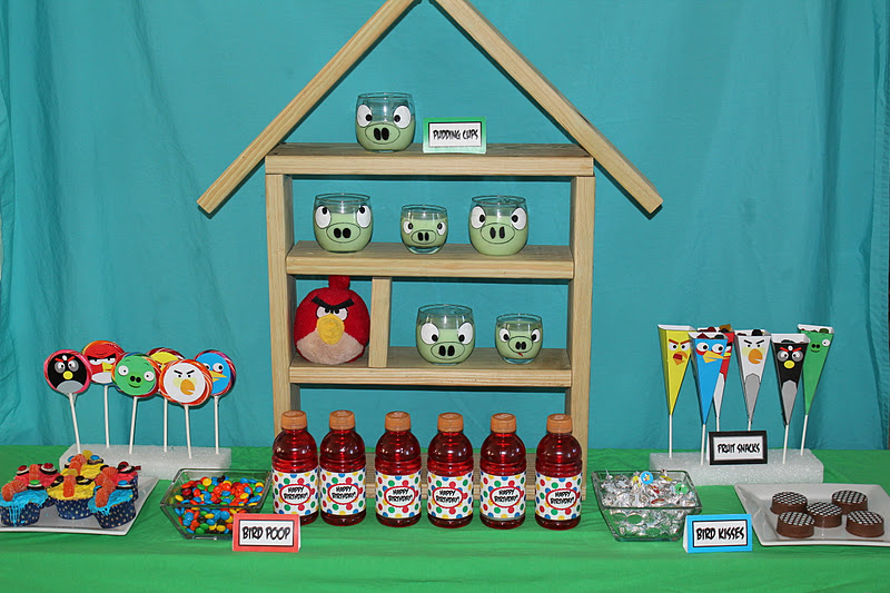 Angry Bird Poop Cake