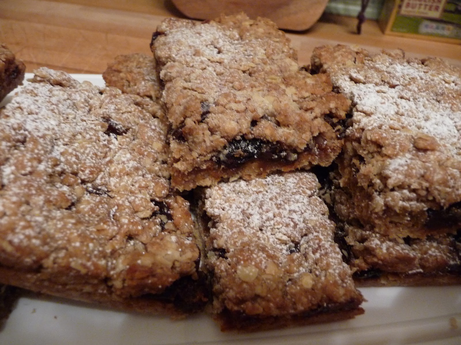 Lancashire Food: Wholemeal mincemeat slices