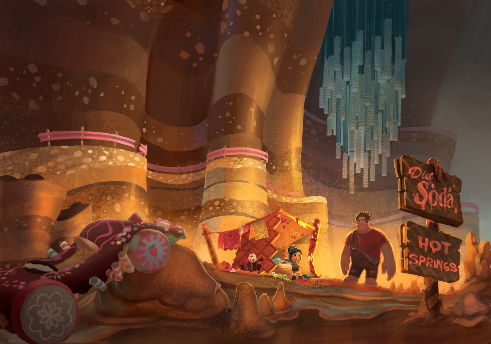 ED LI SKETCHES: WRECK IT RALPH _storybook PAINTS