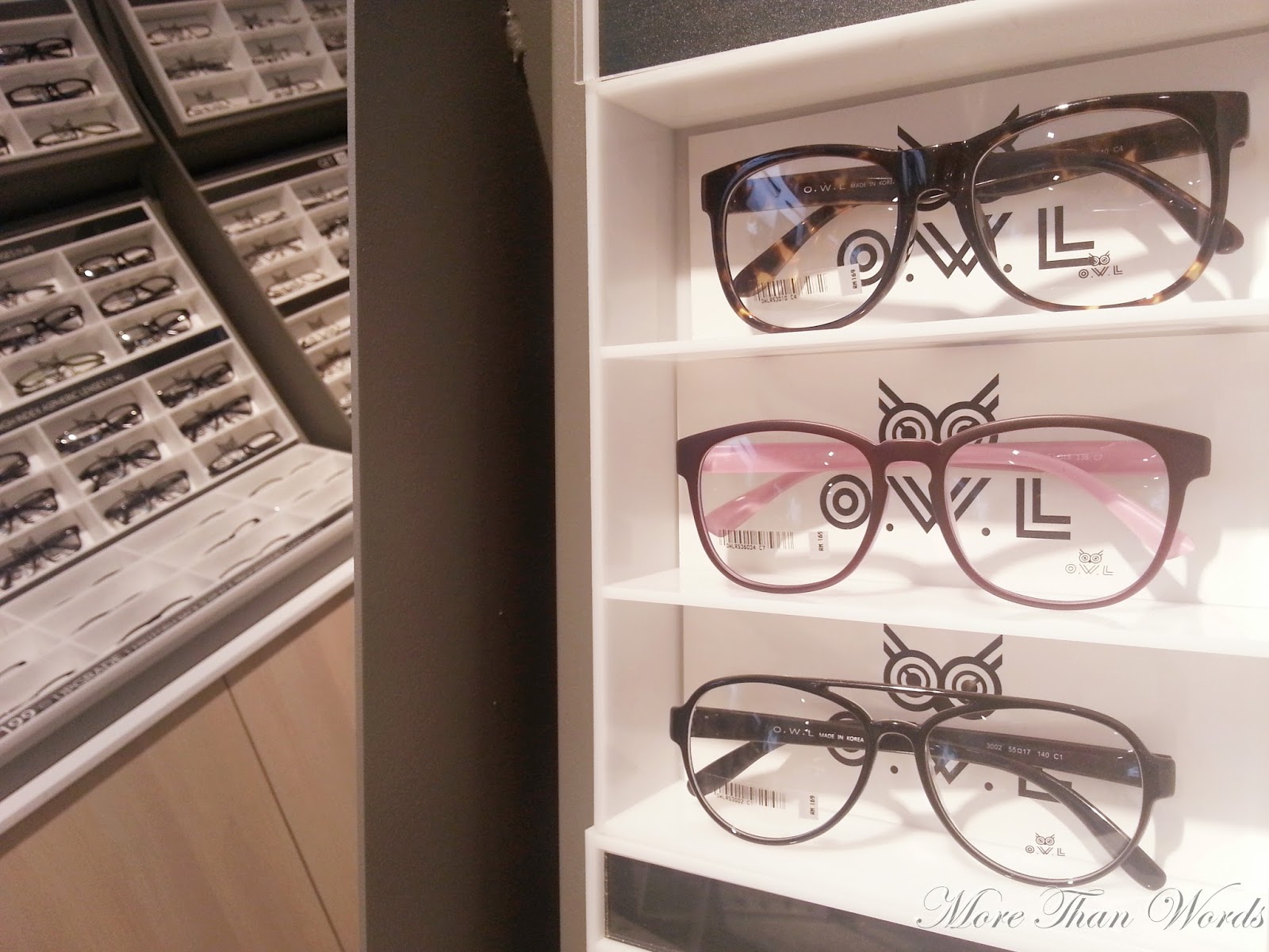 More Than Words: [SHOPPING REVIEW] O.W.L Eyewear Concept Store @ Sunway ...